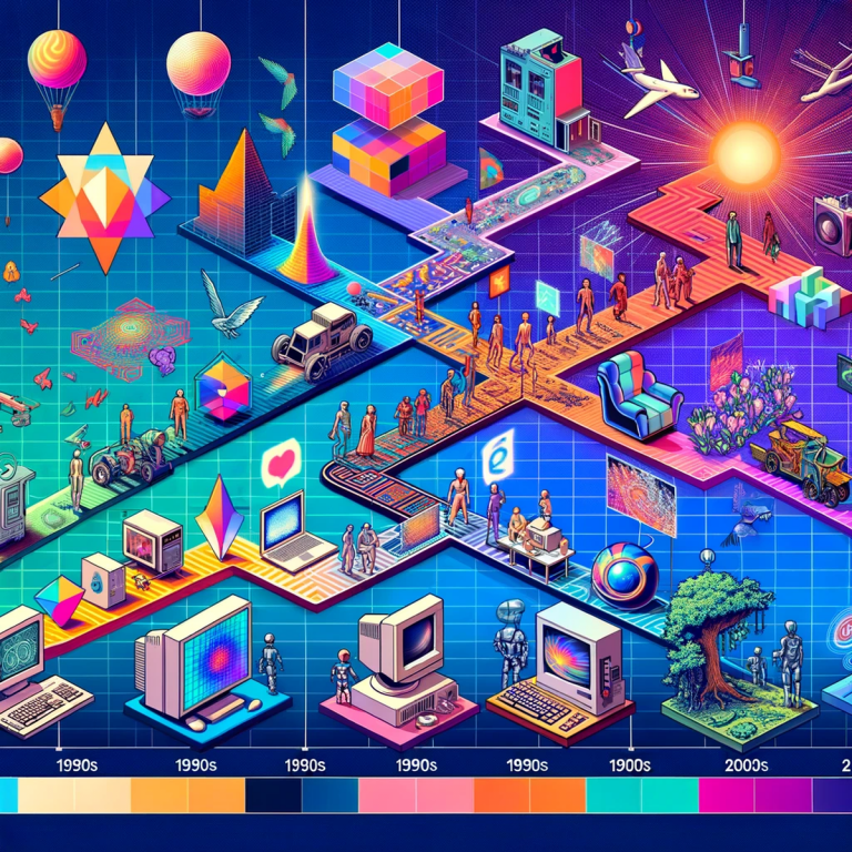 The Evolution of Digital Art: A Journey Through Time - Coops Cool Art